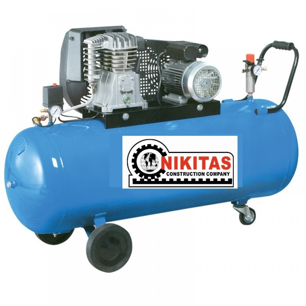 ΑΕΡΟΣΥΜΠΙΕΣΤΗΣ ΜΕ ΑΕΡΟΦΥΛΑΚΙΟ 200lit/3hp