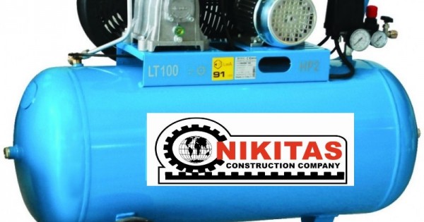 ΑΕΡΟΣΥΜΠΙΕΣΤΗΣ ΜΕ ΑΕΡΟΦΥΛΑΚΙΟ 100lit/3hp